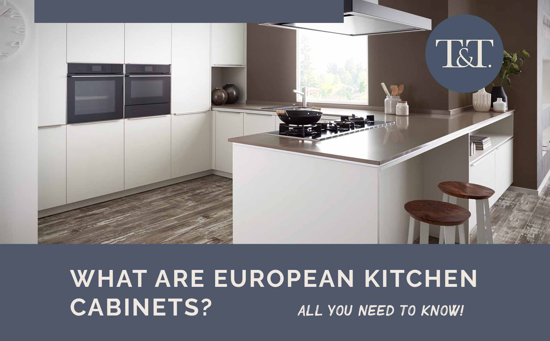 What Are European Kitchen Cabinets? All you need to know! - T.One ...